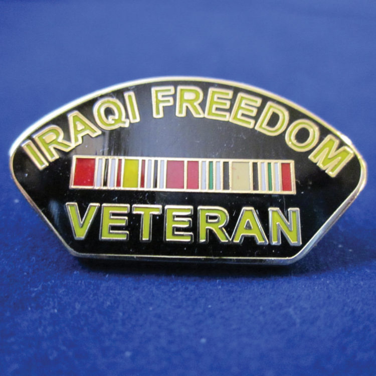 Iraqi Freedom Veteran Pin