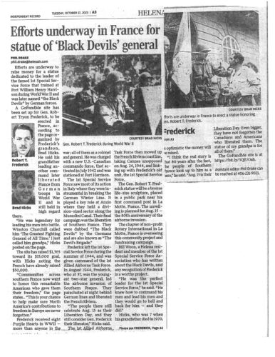 First Special Service Force’s General, Robert Tryon Frederick